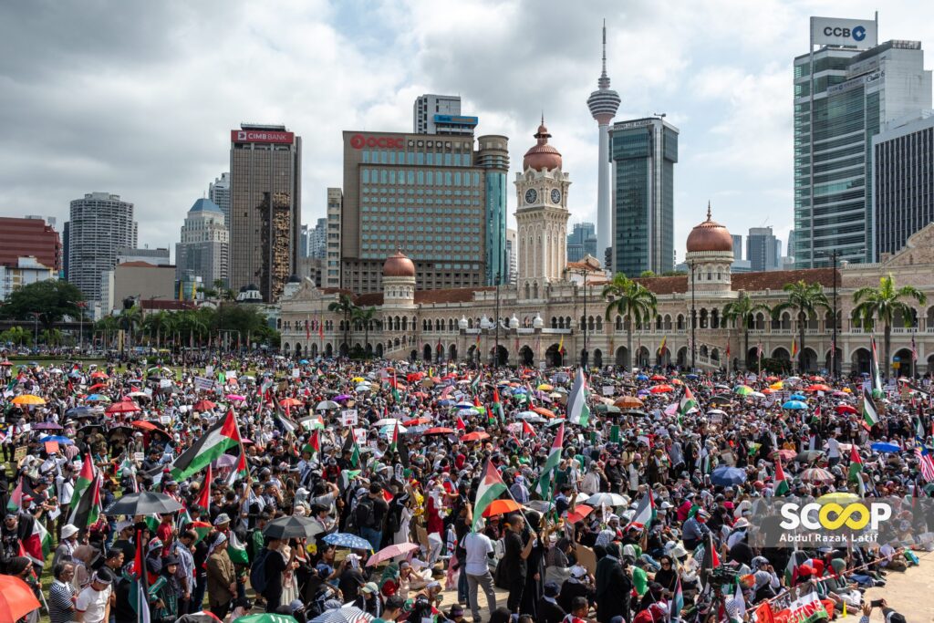 [LIVE] Gaza, don't you cry: Freedom for Palestine rally sees 10,000 ...