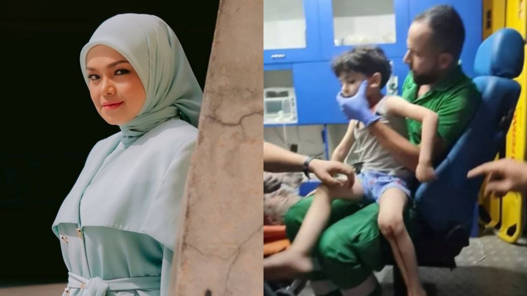 Siti Nurhaliza terkenang nasib anak-anak angkatnya di Gaza, tatkala situasinya di sana sedang ...