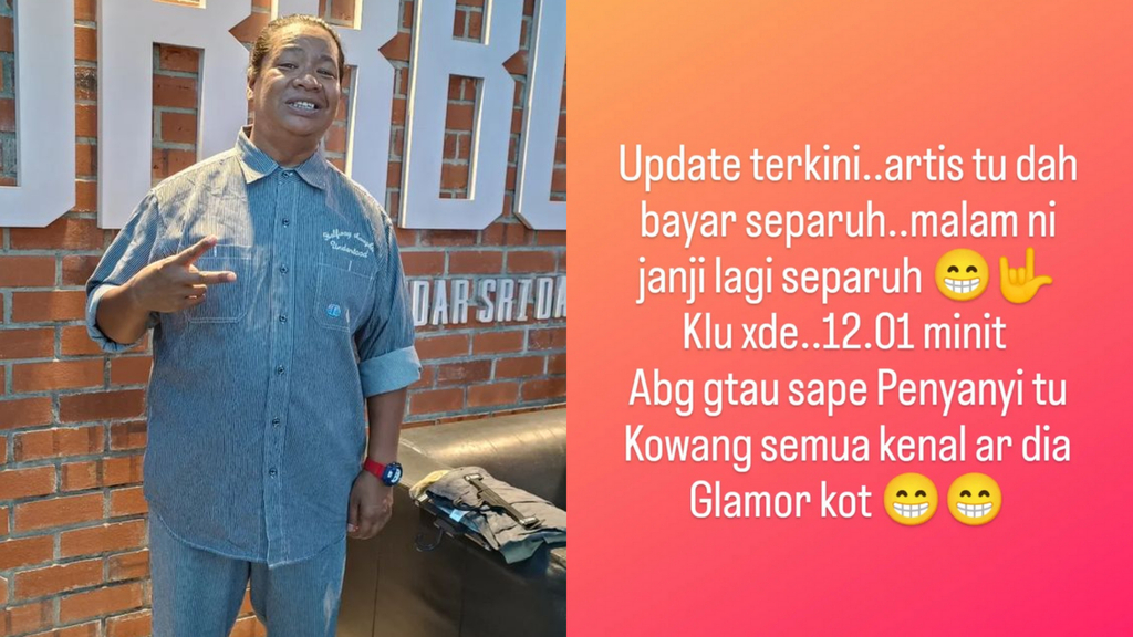 ‘Update terkini, artis tu dah bayar separuh’, Man Raja Lawak tunggu ...