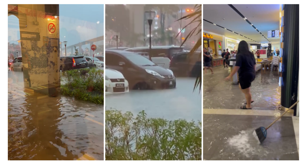 [UPDATED] Flash floods hit Puchong and Shah Alam, IOI Mall inundated ...