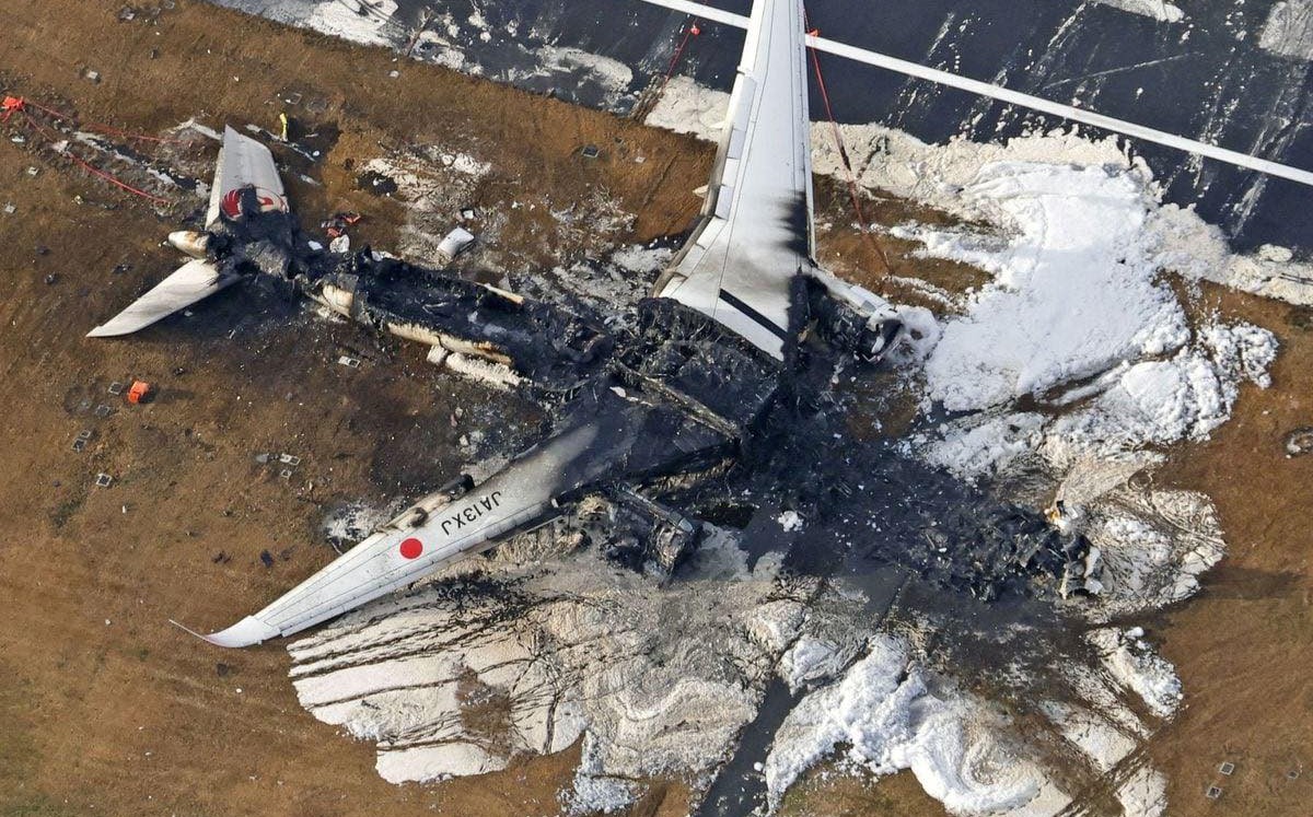 Over 300 flights grounded following Japan Airlines plane collision | Scoop