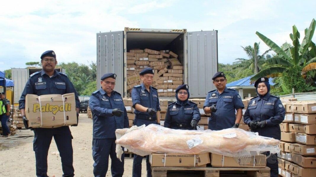Massive haul: Customs Dept seizes RM2.6 mil worth of frozen meat | Scoop