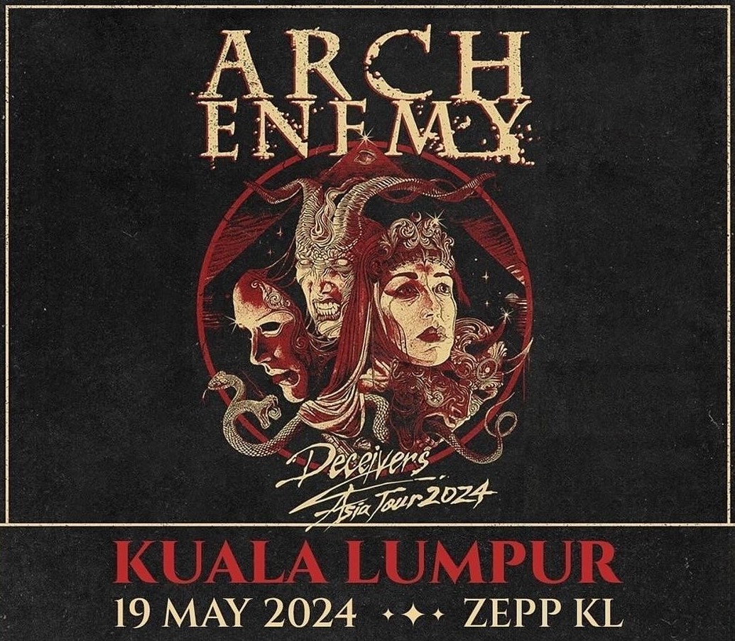 No More Regrets: Arch Enemy returns to KL in May for Deceivers Asia ...