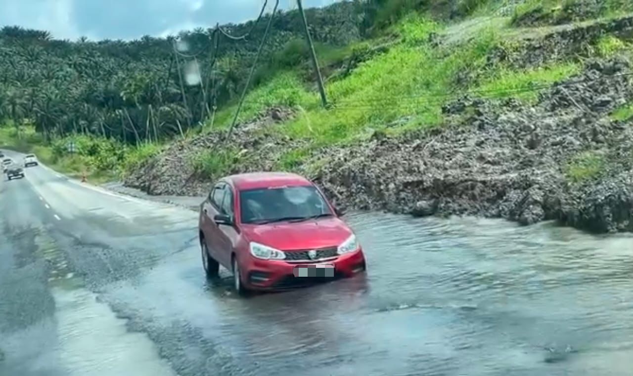 Huge jam as Sabah’s run-down Jalan Telupid crumbles further after left ...