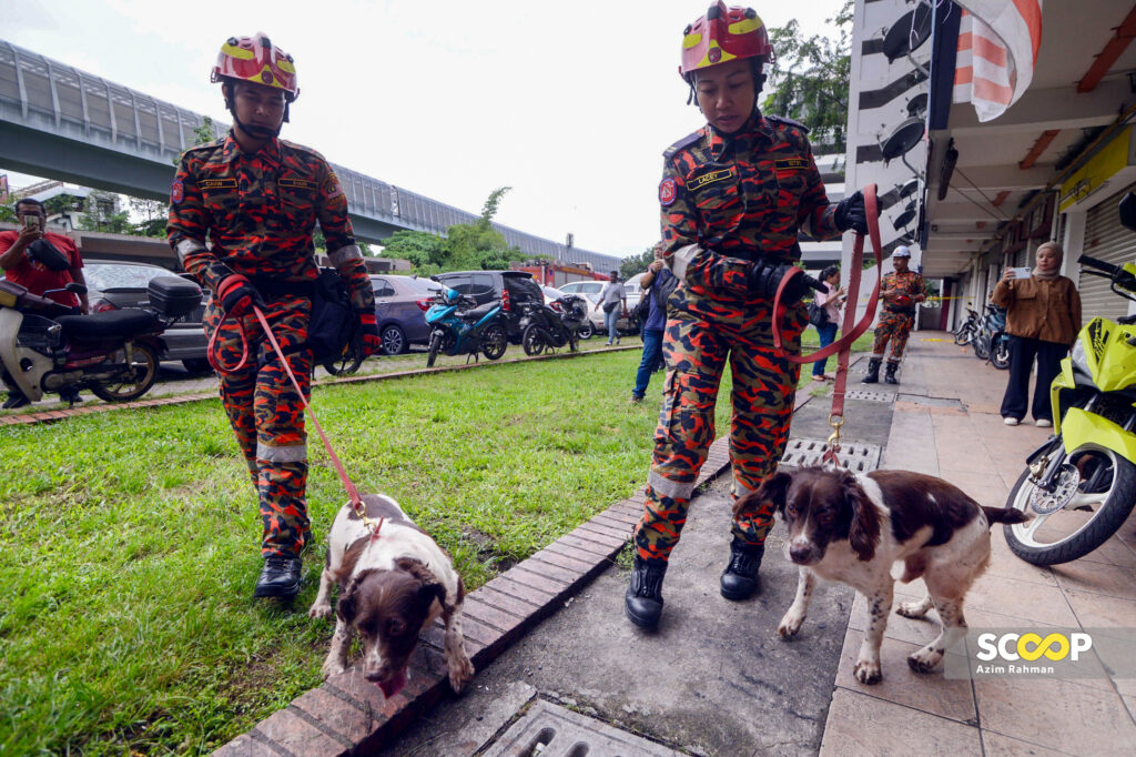 Fire Dept deploys K9 unit, drones to find source of Sri Sabah flat fire ...