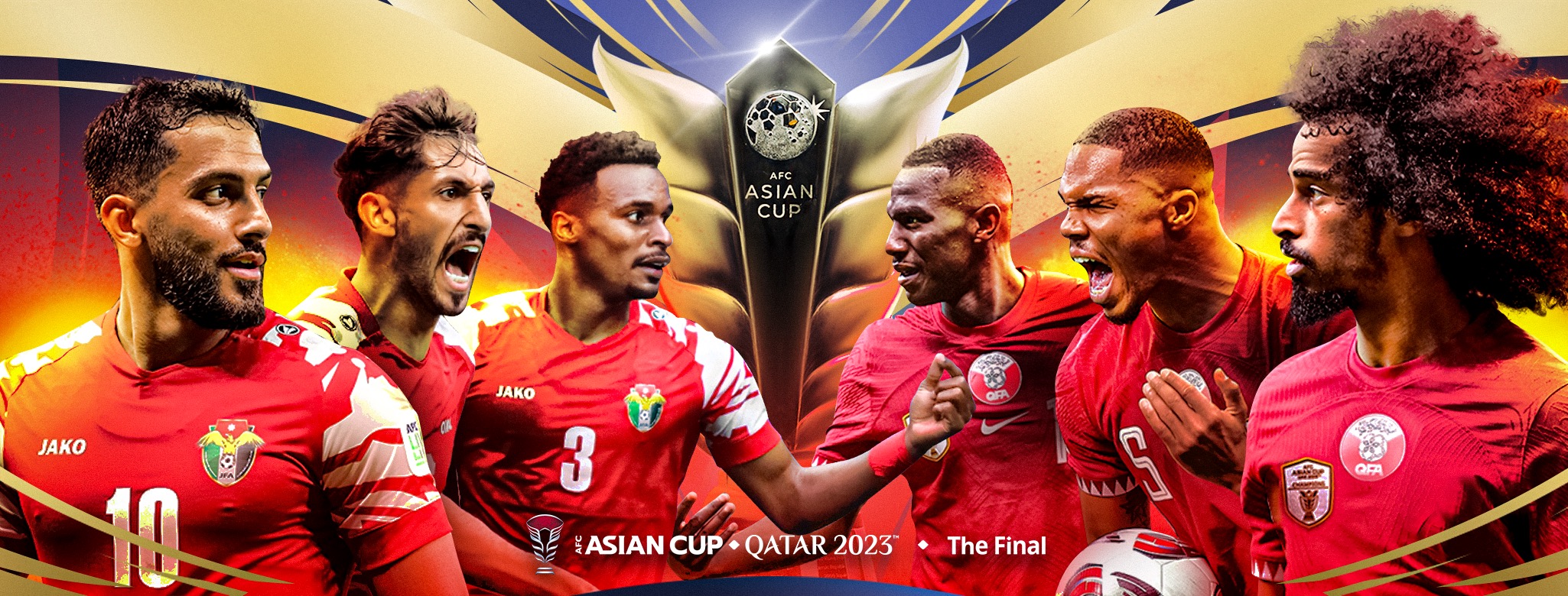 Siapa bakal dinobat 'Raja Bola Sepak Asia' Qatar atau Jordan? | Scoop