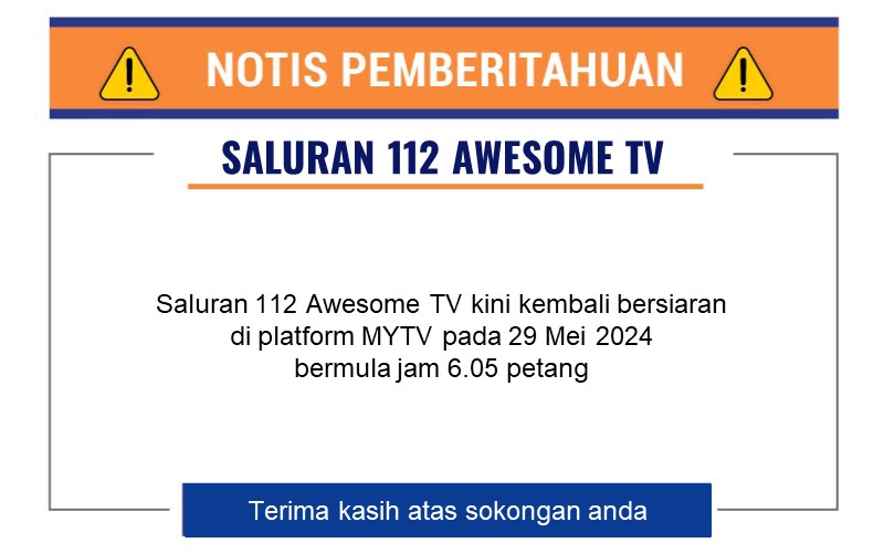 Awesome TV tidak lagi digantung | Scoop