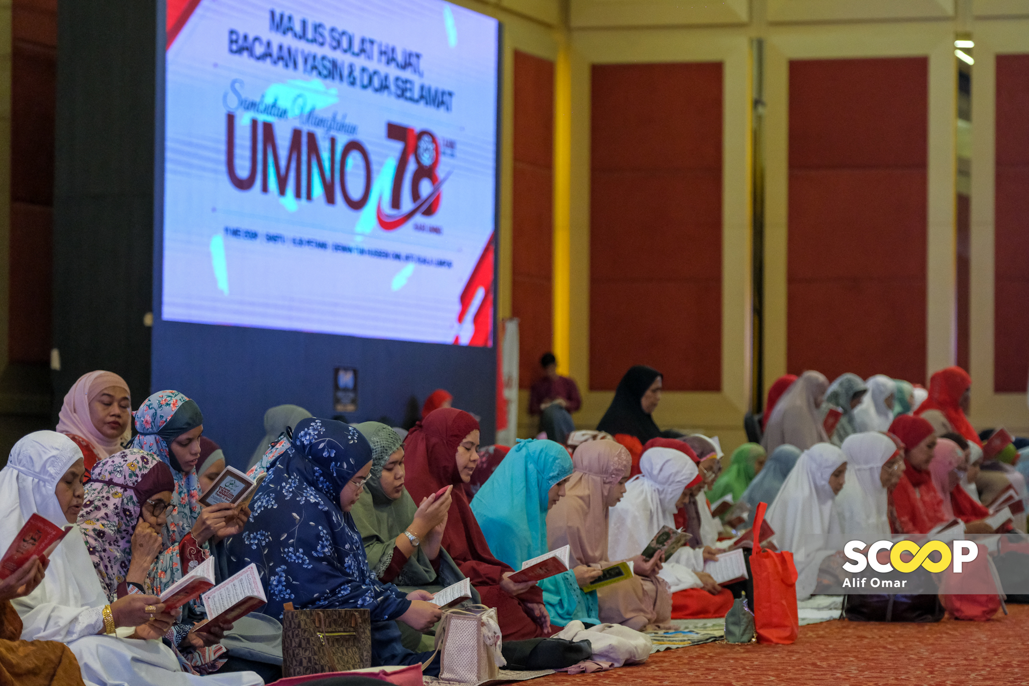 Umno sambut ulang tahun ke-78 dengan solat hajat, bacaan Yasin, doa selamat | Scoop