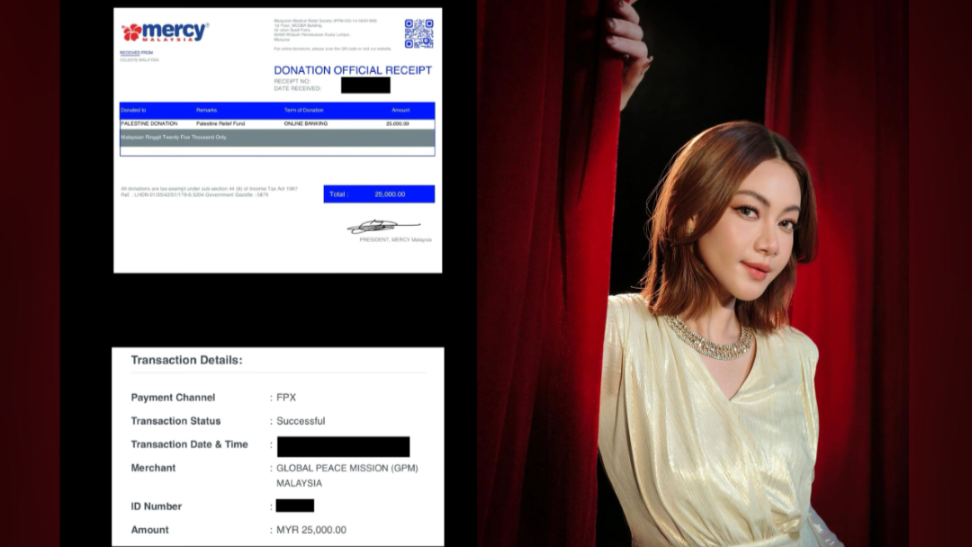 Papar resit derma RM100,000 untuk Palestin, ‘bukti’ Daiyan Trisha tak ...