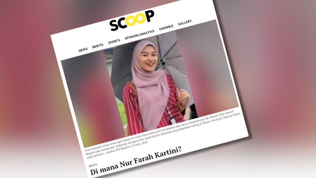 Nur Farah Kartini pekerja komited, tak pernah timbulkan masalah: wakil syarikat | Scoop