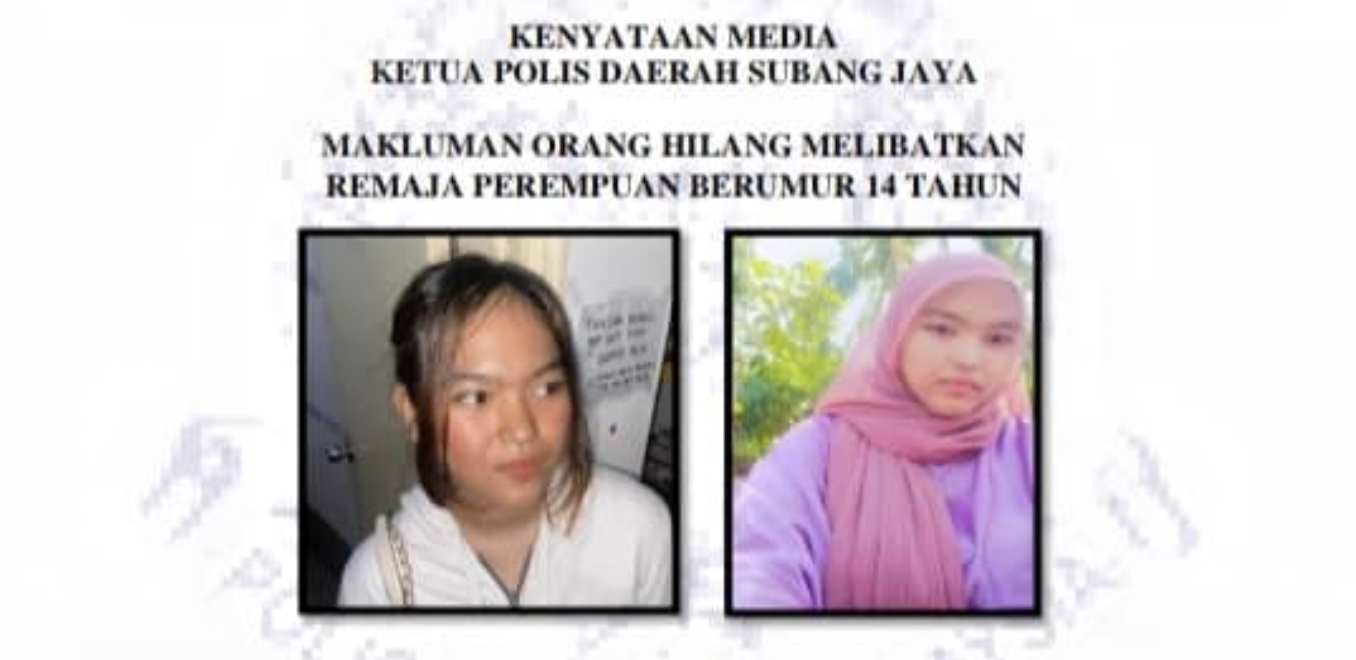 Missing Subang Jaya teen: cops seek public’s help to find 14-year-old ...