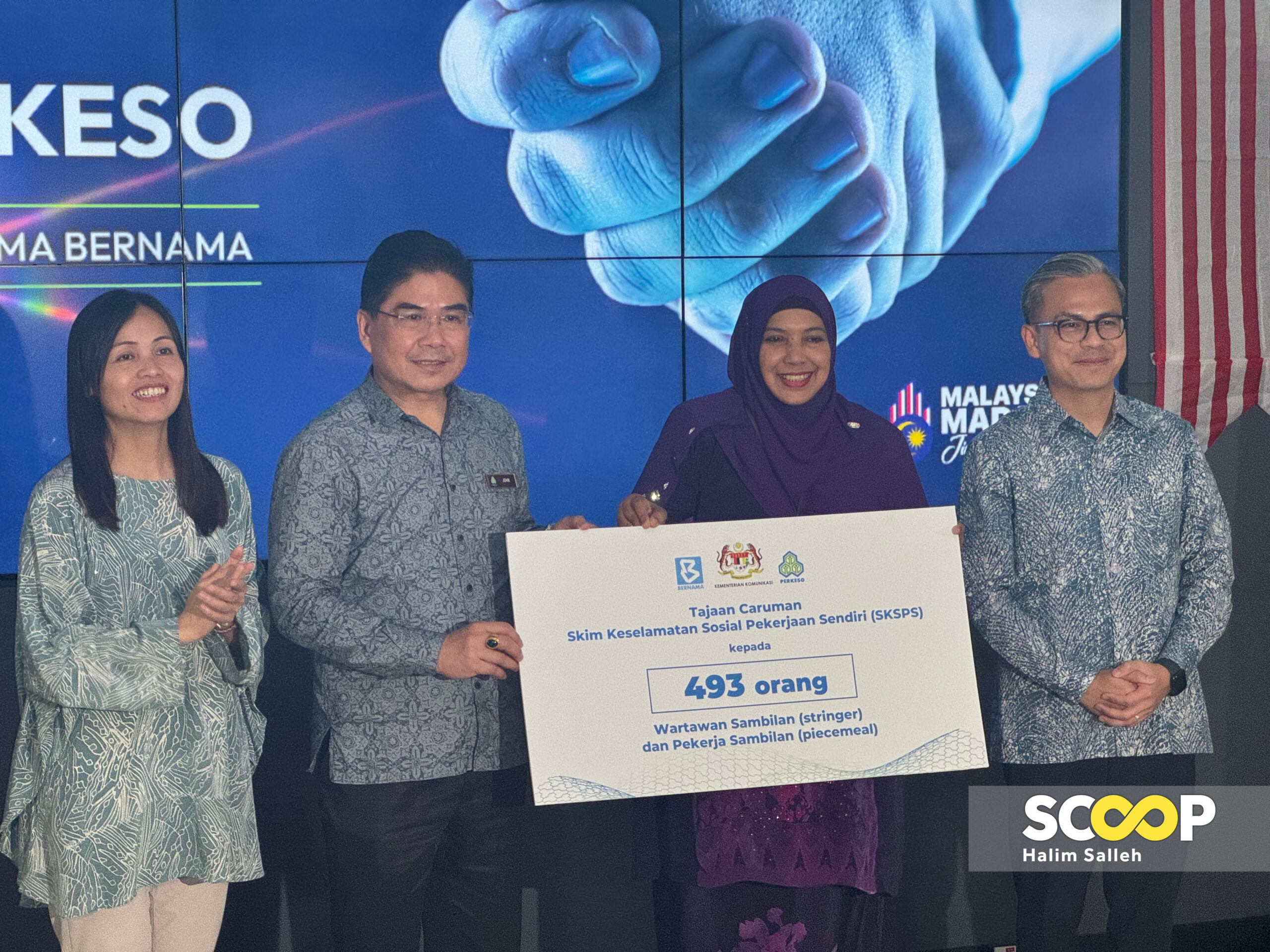 493 pengamal media sambilan terima manfaat SKSPS Perkeso | Scoop