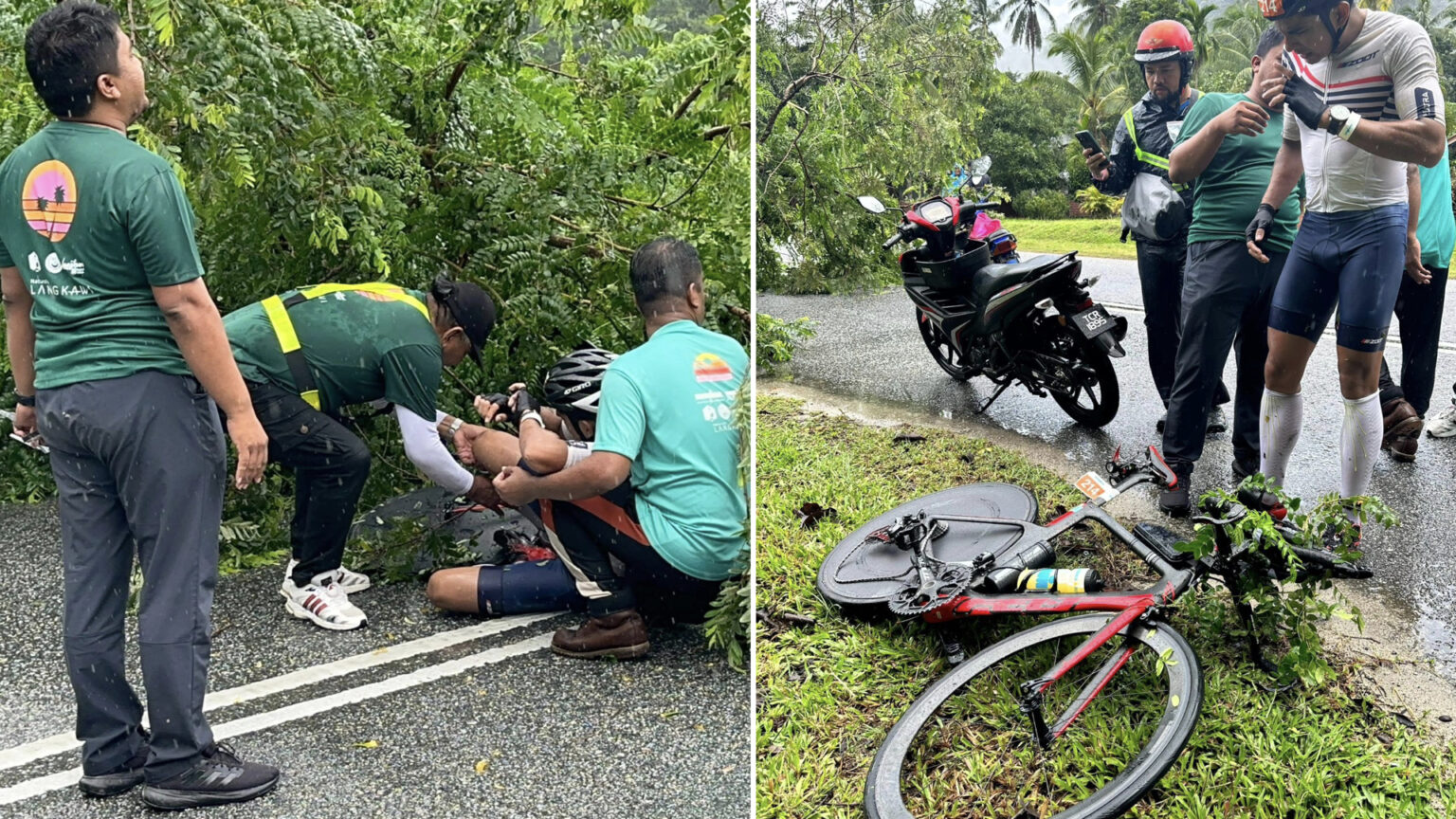 Syed Saddiq injured in fallen tree crash at Ironman Malaysia | Scoop