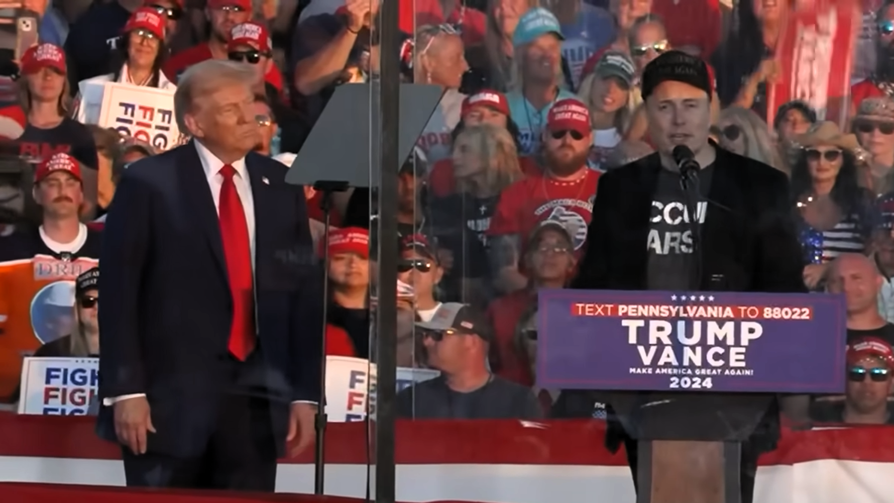 Elon Musk joins Trump on stage at site of July assassination attempt ...