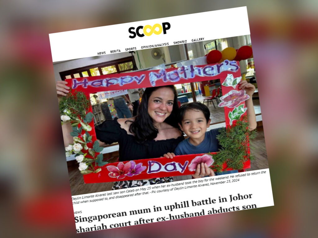 Perjuangan ibu warga Singapura dapatkan semula anak yang dilarikan ...