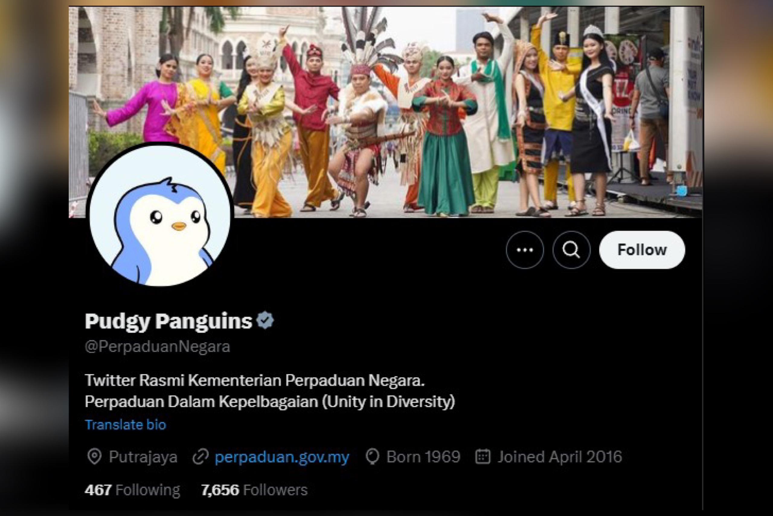 National Unity Ministry’s X account hijacked to promote PENGU crypto token | Scoop