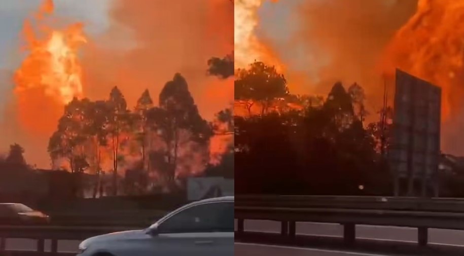 Putra Heights fire: Elite Highway’s Seafield to Saujana Putra stretch ...
