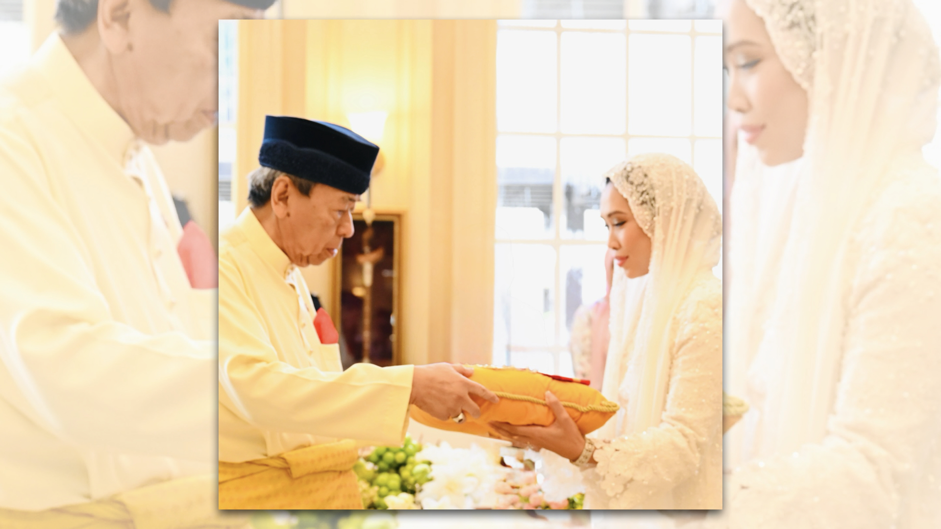 Afzaa Fadini receives Datin Paduka Seri title at Selangor royal wedding ...