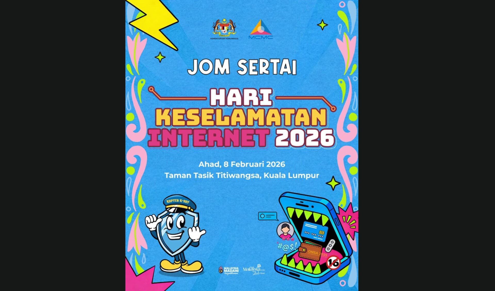 MCMC to host Safer Internet Day 2026, emphasising safe and responsible ...