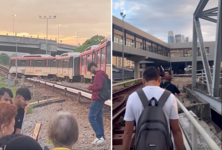 Tren tergelincir di Chan Sow Lin, Rapid Rail sahkan gambar tular | Scoop